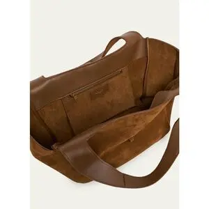 Saint Laurent Le 5 À 7 Bea Small Tote Bag In Suede