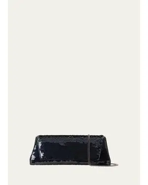 Akris Anouk Sequin Trapezoid Clutch Bag