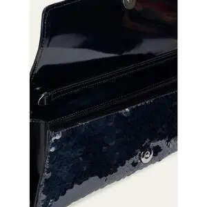 Akris Anouk Sequin Trapezoid Clutch Bag