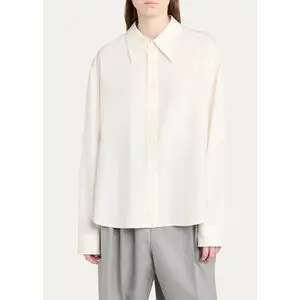 Bottega Veneta Silk Taffeta Button-down Shirt