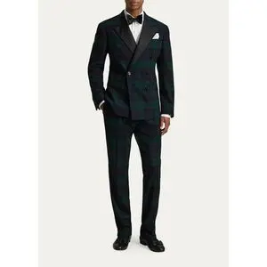 Polo Ralph Lauren Polo Tailored Fit Plaid Tuxedo Jacket