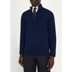 Polo Ralph Lauren Cashmere Half-zip Sweater - Blue