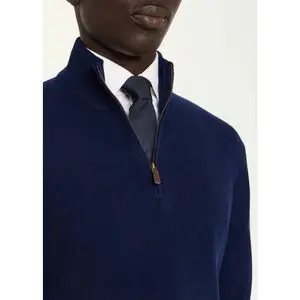 Polo Ralph Lauren Cashmere Half-zip Sweater - Blue