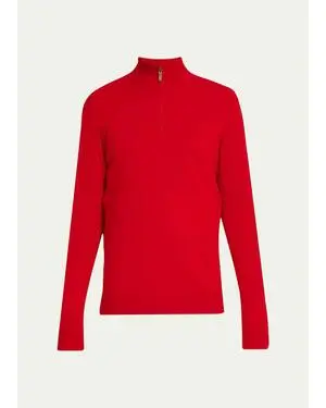 Polo Ralph Lauren Cashmere Half-zip Sweater - Red