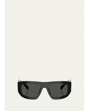 Prada Pr D04su 53mm Geometric Sunglasses - Black