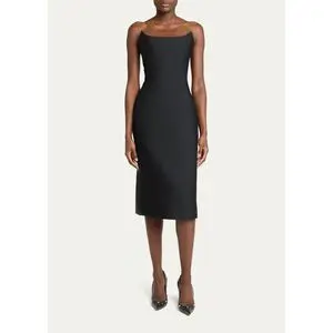 Balenciaga Bustier Midi Dress