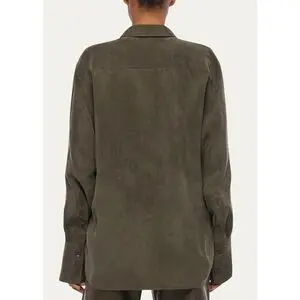 Helmut Lang High-low Hem Draped Shirt