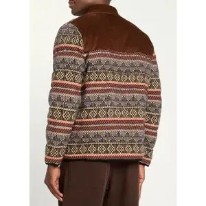 Guest In Residence Fair Isle-inspired Wool-cashmere Jacket