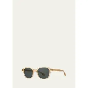 Garrett Leight Lachman Acetate Square Sunglasses