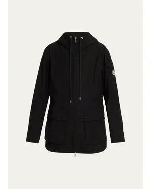Moncler Leandro Hooded Parka - Black