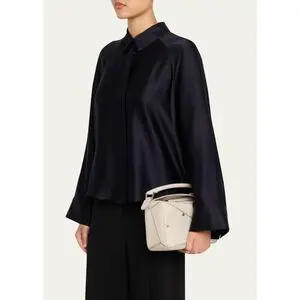 Loewe Puzzle Panta Small Top-handle Bag In Leather