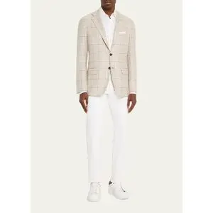 Kiton Windowpane Sport Jacket