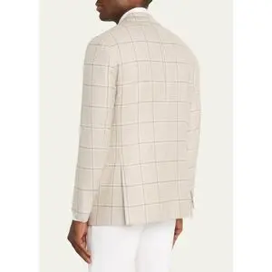 Kiton Windowpane Sport Jacket