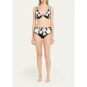 Simkhai Rosie Floral Underwire Bikini Top