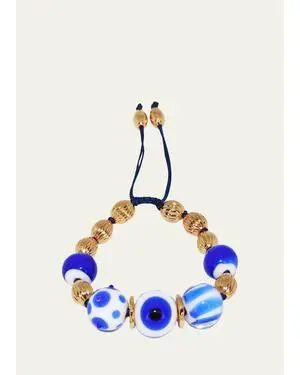 Tohum Design Evil Eye Charm Bracelet - Gold