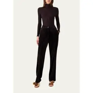 Akris Fritz Corduroy Straight-leg Trousers