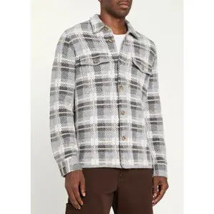 Guest In Residence Plaid Cashmere Shirt