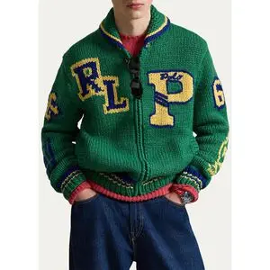 Polo Ralph Lauren Wool Letter Cardigan