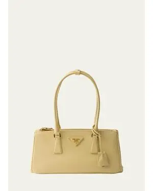 Prada Galleria Medium Saffiano Leather Shoulder Bag - Vanilla