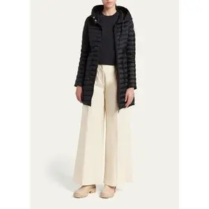Moncler Barbel Long Down Parka
