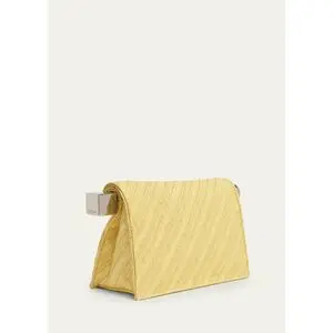 Jacquemus La Pochette Rond Carre Rolled Clutch Bag
