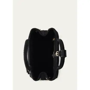Prada Jardiniere Mini Cotton Canvas Top-handle Bag - Nero