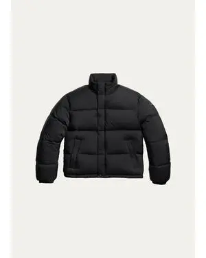 Canada Goose Sterling Quilted Down Short Nylon Puffer Jacket