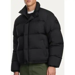 Canada Goose Sterling Quilted Down Short Nylon Puffer Jacket