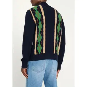 Guest In Residence Argyle Cashmere Shirt