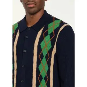 Guest In Residence Argyle Cashmere Shirt