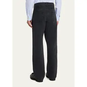 Valentino Garavani Grey Denim Straight Leg Jeans