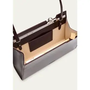 Jacquemus Le Salon Rond-carre Leather Shoulder Bag