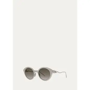 Loewe Coil 48mm Round Sunglasses