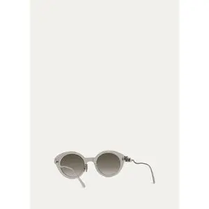 Loewe Coil 48mm Round Sunglasses