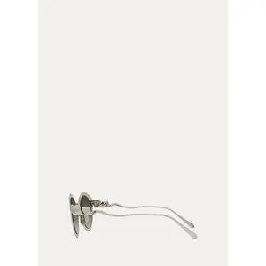 Loewe Coil 48mm Round Sunglasses