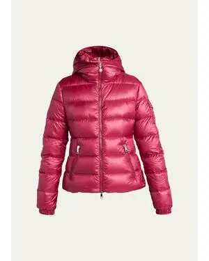 Moncler Glesse Slim Hooded Down Jacket - Raspberry