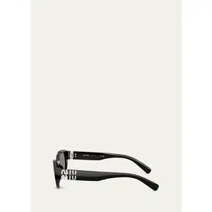 Miu Miu A03s 53mm Geometric Sunglasses
