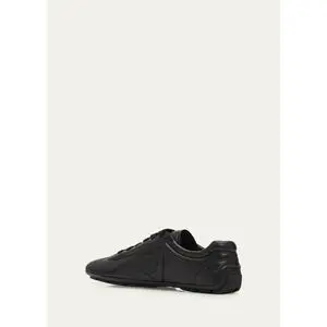 Prada Montecarlo Re-edition 2005 Nappa Leather Sneakers - Nero