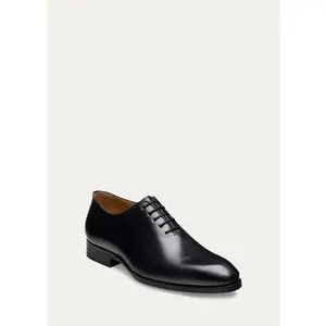 Magnanni Leather Wholecut Oxfords - Black