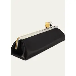 Jacquemus The Salon Leather Pochette Clutch Bag