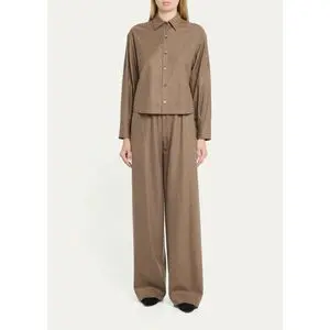 Maria Mcmanus Stretch-wool Shirt