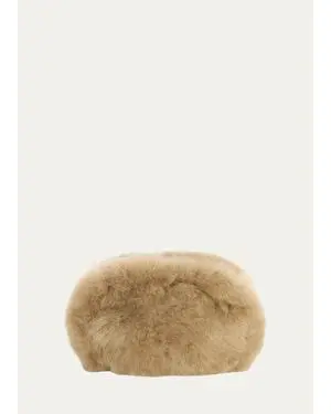WEICH COUTURE ALPACA Cesar Fur Travel Pouch - Brown