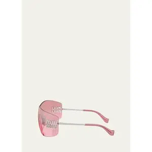 Miu Miu 144mm Shield Sunglasses
