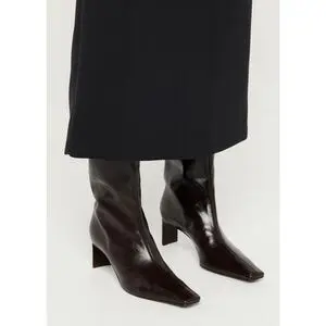 Khaite Ona Knee-high Leather Boots
