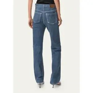 Loewe Suede Goatskin Straight-leg Trousers