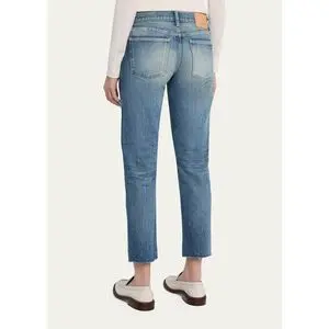 Moussy Vintage Waverly Raw-hem Ankle Jeans