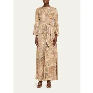 Zimmermann Rebellion Silk Sheath Dress