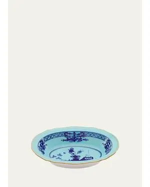 GINORI 1735 Oriente Italiano Deep Oval Serving Bowl - Iris