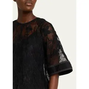 3.1 Phillip Lim Floral Lace Diional Blouse