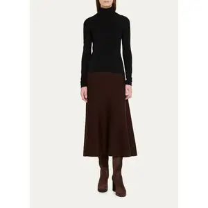 Valentino Garavani 90mm Fawcette Platform Suede Knee-high Boots